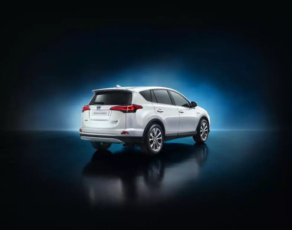 Toyota RAV4 Hybrid, ខាងក្រោយ