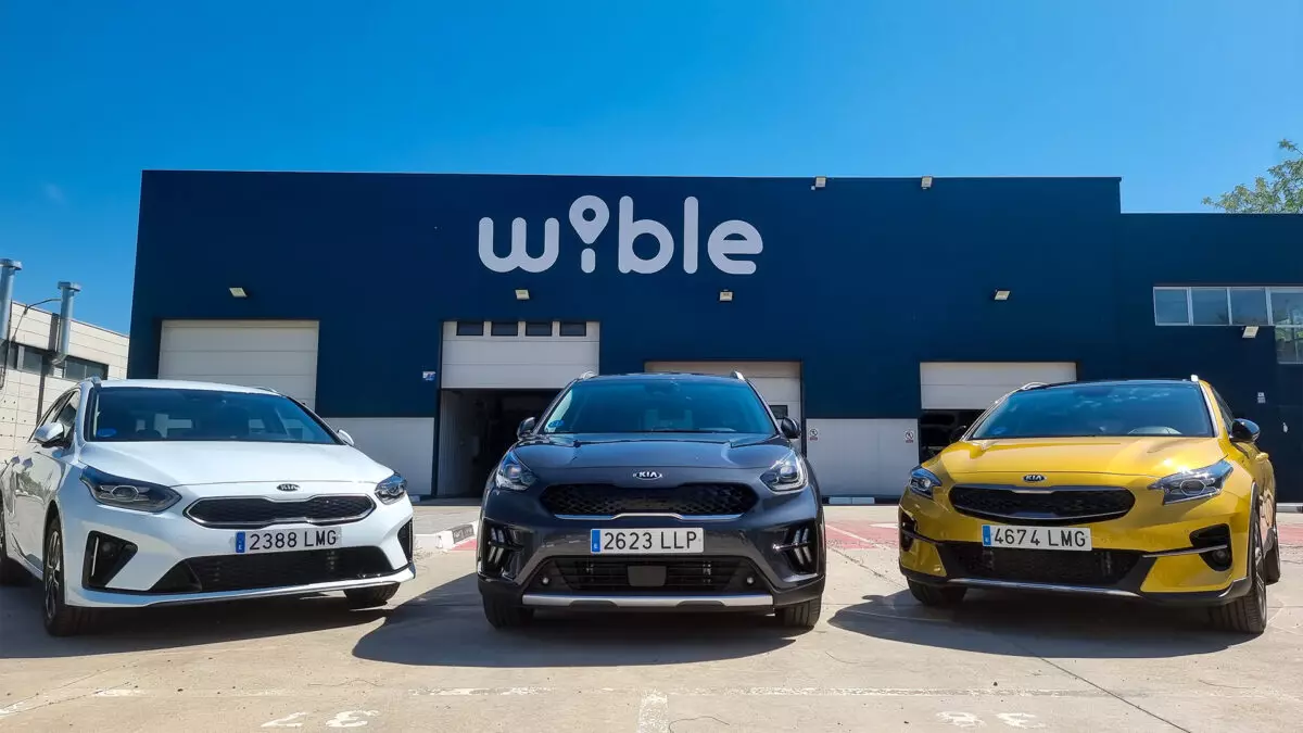 Wible arrives at Madrid airport and updates its fleet with the Kia XCeed and the Ceed Tourer