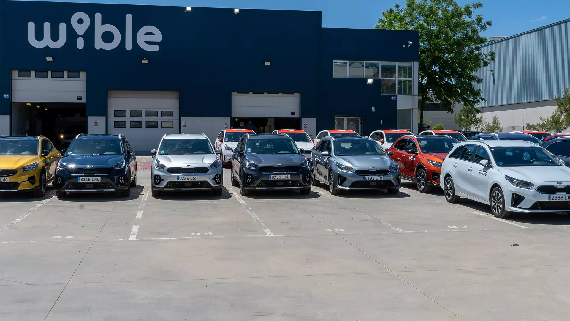 Wible arrives at Madrid airport and updates its fleet with the Kia XCeed and the Ceed Tourer