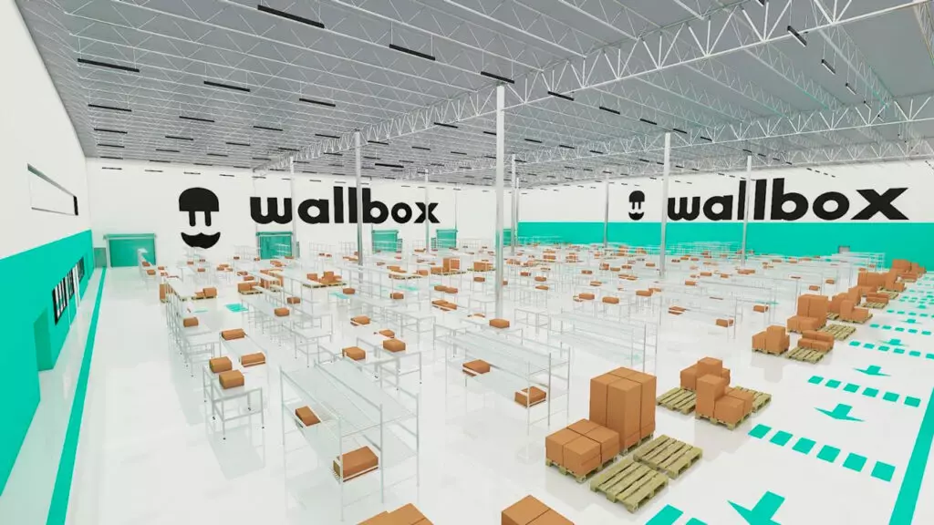 새로운 Wallbox 공장의 렌더링