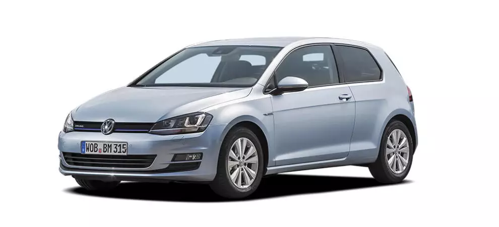 volkswagen golf bluemotion ១