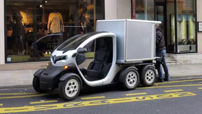 канцэпцыя дастаўкі renault twizy