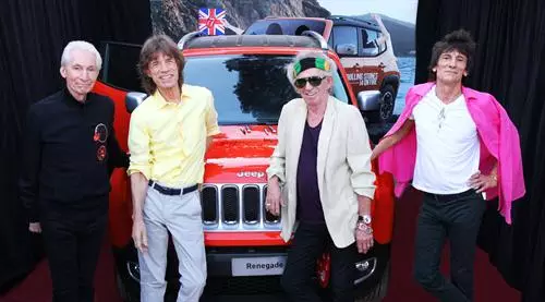 The Jeep Renegade signed by the Rolling Stones auctioned
