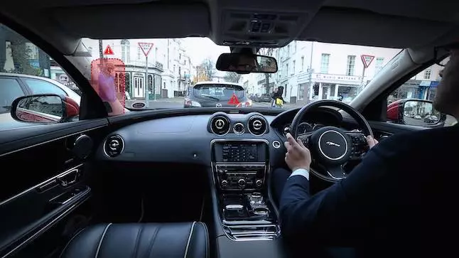 jaguar land rover 360 virtuele stedelijke voorruit