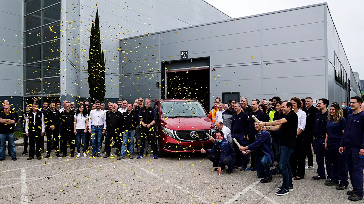 Mercedes-Benz Vitoria fabrica un milió d'unitats de Vito i Classe V