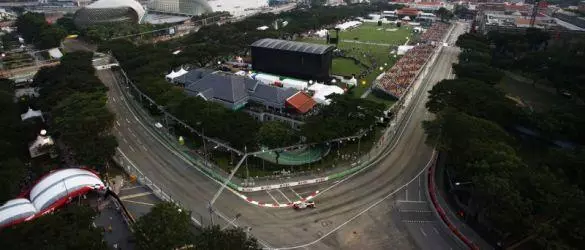 Singapore grand prix panoramîk mclaren