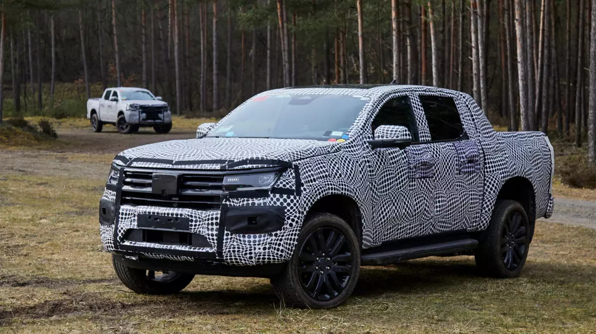 Volkswagen Amarok i ri është akorduar: detaje të reja të gjeneratës së dytë të pick-up-it gjerman