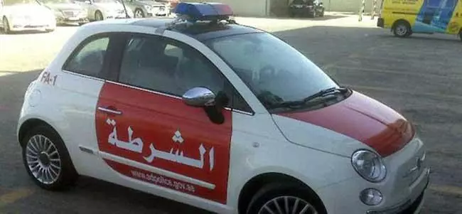 Fiat 500 Police Abu Dhabi