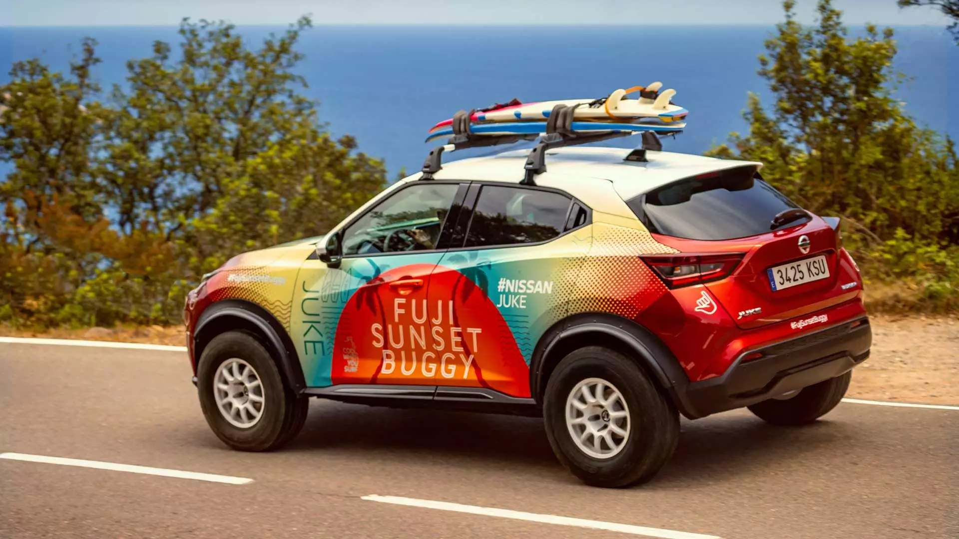 Nissan Juke Fuji Sunset Buggy: პროტოტიპი სანაპიროზე გასართობად