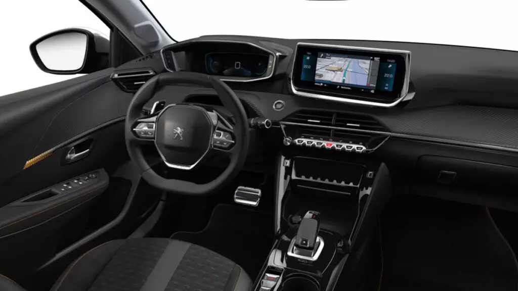 Interno de Peugeot 208 Road Trip