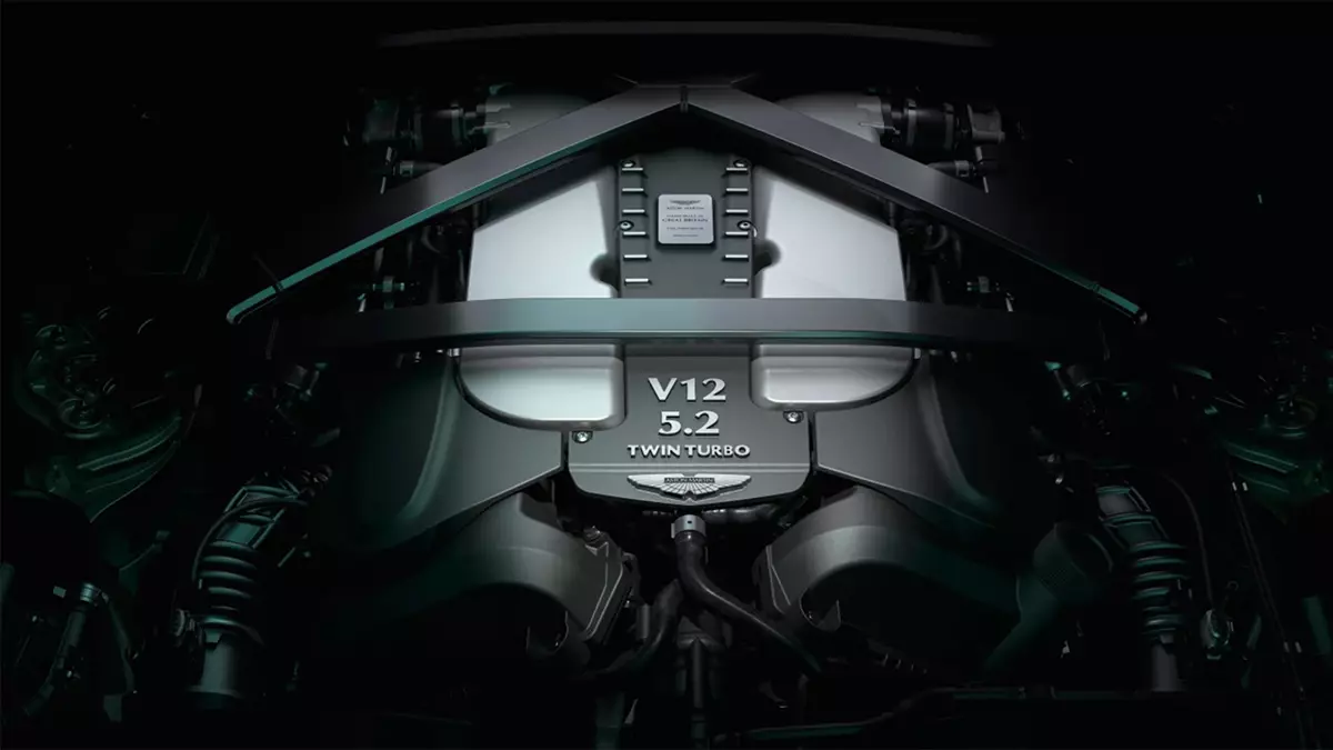 Aston Martin V12 Vantage 2022 engine