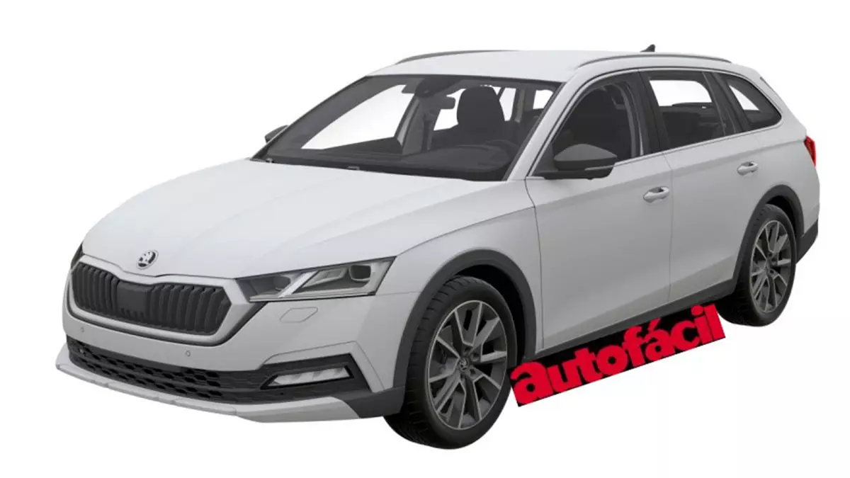 skoda octavia scout 2021 លេចធ្លាយ