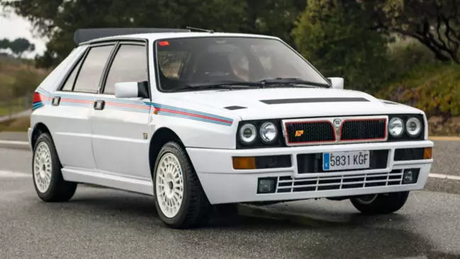 A Lancia Delta Integrale Evoluzione Martini 5 kalayan 21.000 km, pikeun lélang