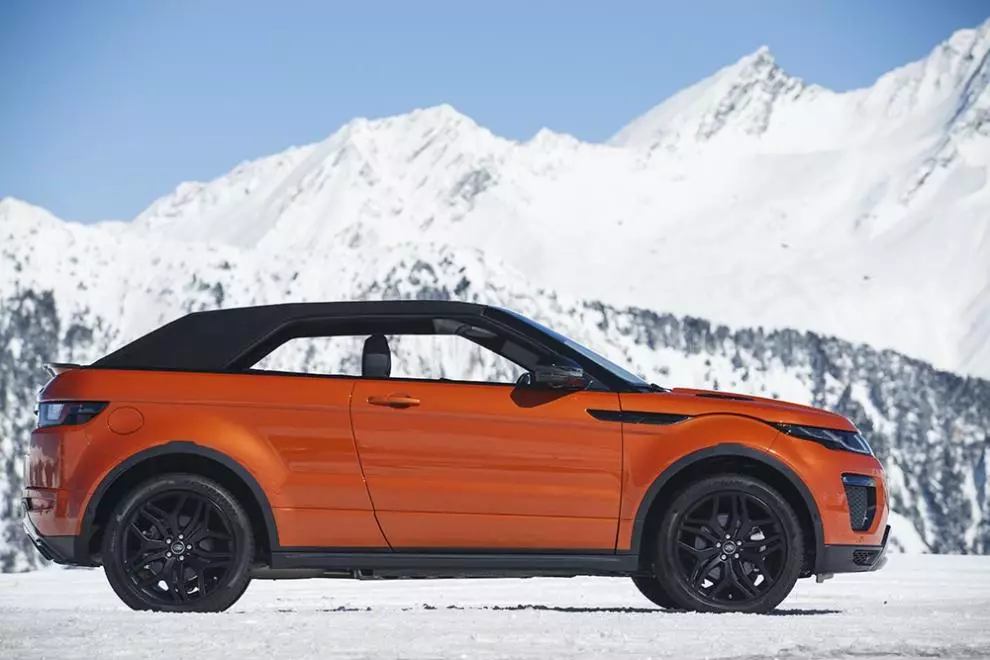 Range rover evoque kabriolet miękki dach