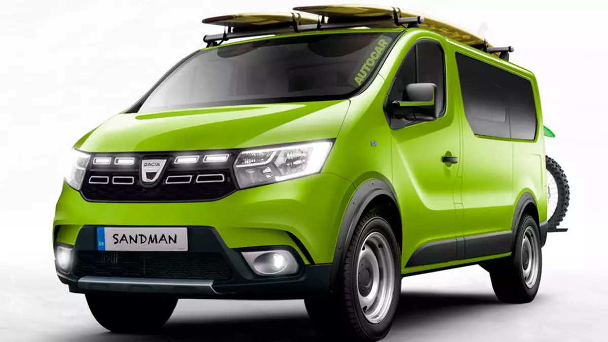 Dacia Sandman, a low-cost camper concept for the most adventurous