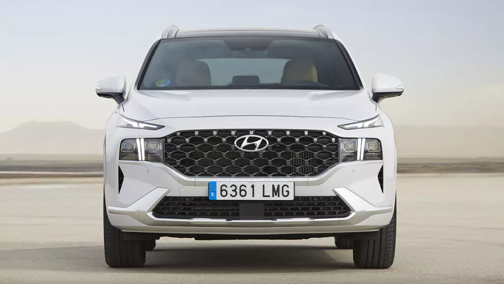 hyundai santafe 2021 front