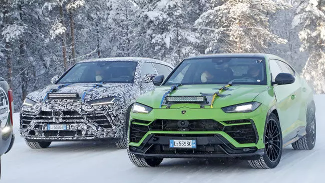 Den nye Lamborghini Urus EVO 2022 afsløret på spionbilleder