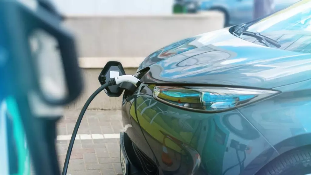 Borne de recharge électrique Renault ZOE