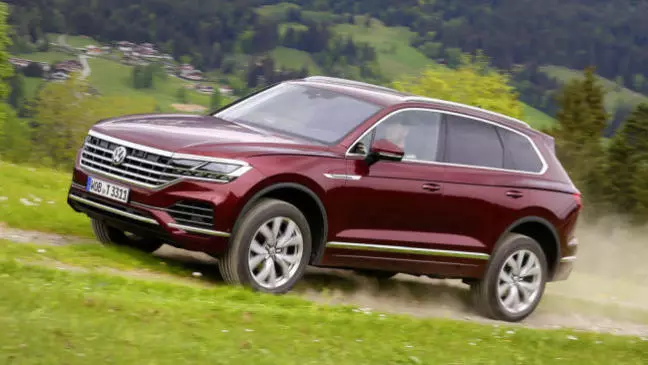 Aragtida koowaad ee Volkswagen Touareg ee Austria