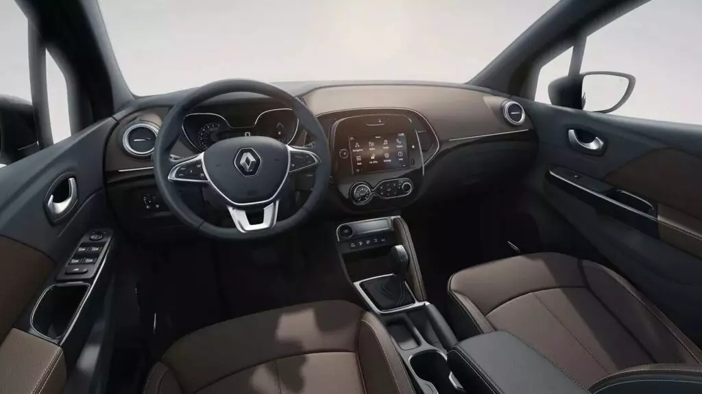 Interior do Renault Capture 2021