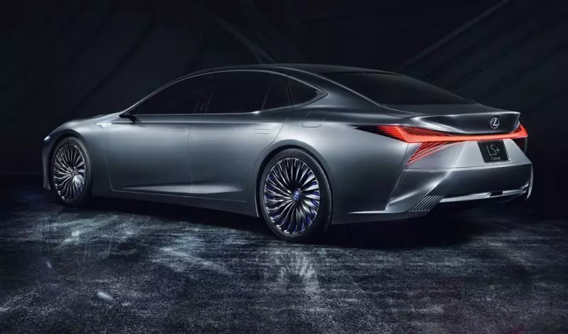 Mặt sau của Lexus LS + Concept