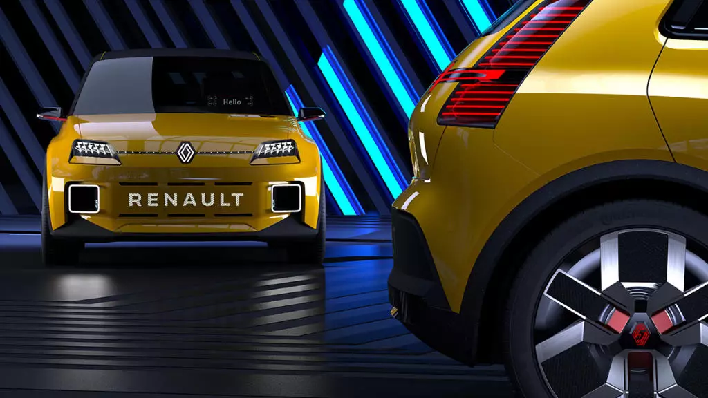 ဓာတ်ပုံများ- Renault 5 concept ကား