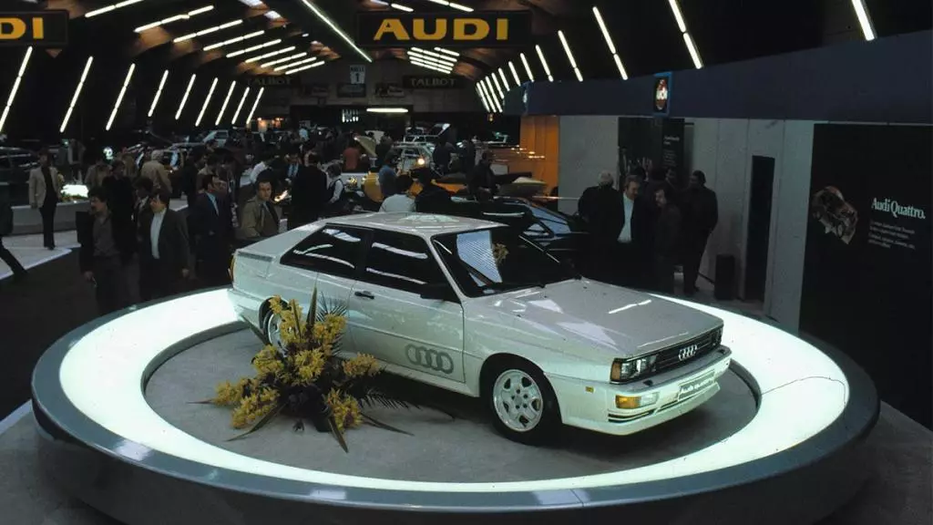 audi quattro 1980 saloon geneva