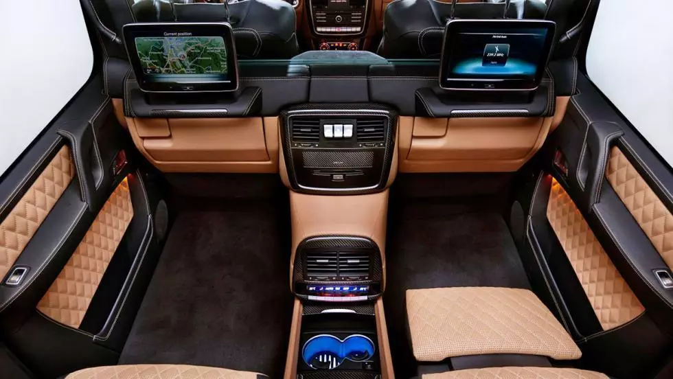 Interiør i Mercedes-Maybach G 650 Landaulet