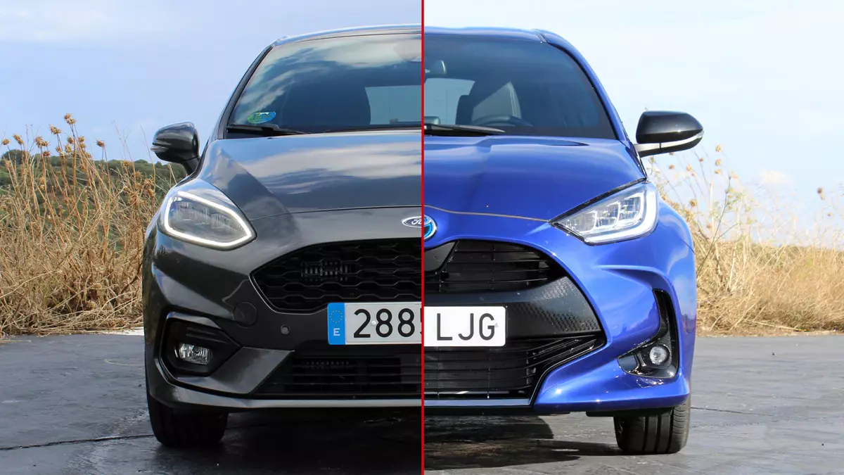 Mobil hibrid: Ford Fiesta sareng Toyota Yaris nganggo labél ECO, anu mana anu badé dipésér?